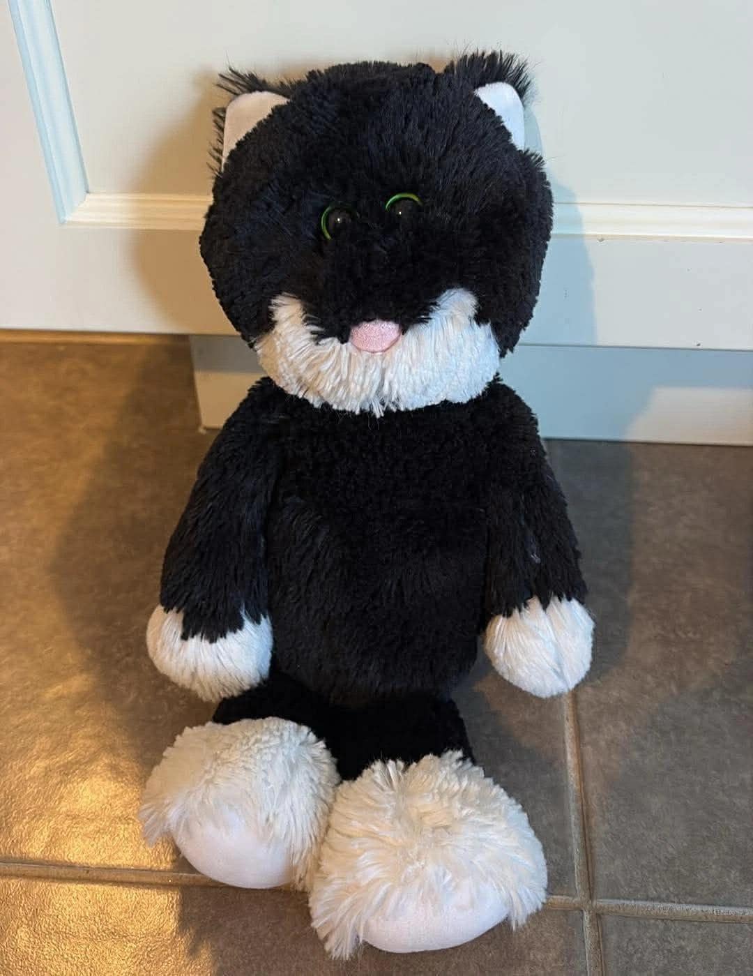 Ty Attic Collection Bessie the Black and White Cat Stuffed Animal Plush ...