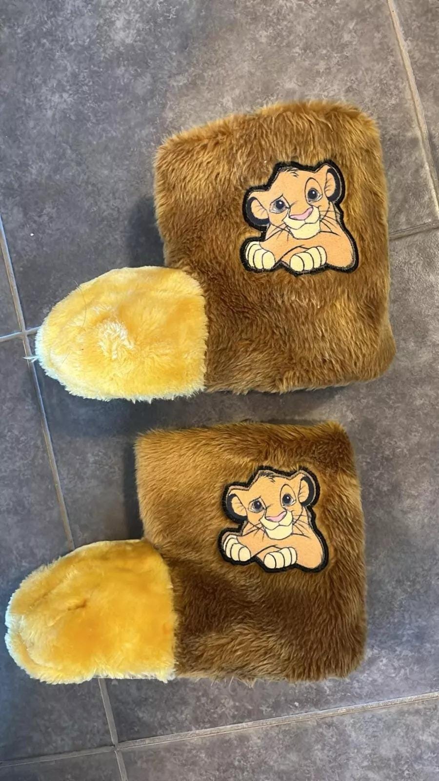 Vintage Disney's Lion King Bootie Slippers Kids Size 13 - Etsy