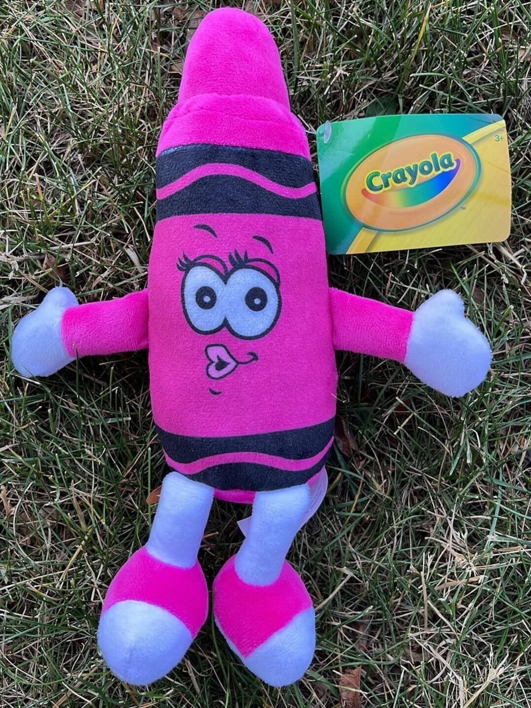 Crayola Jazzberry Jam Pink Crayon 11 Plush Stuffed Toy - Etsy