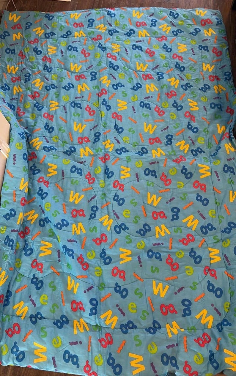 The Wiggles Twin Comforter Bed Spread 2003 - Blanket Big Red Car ...