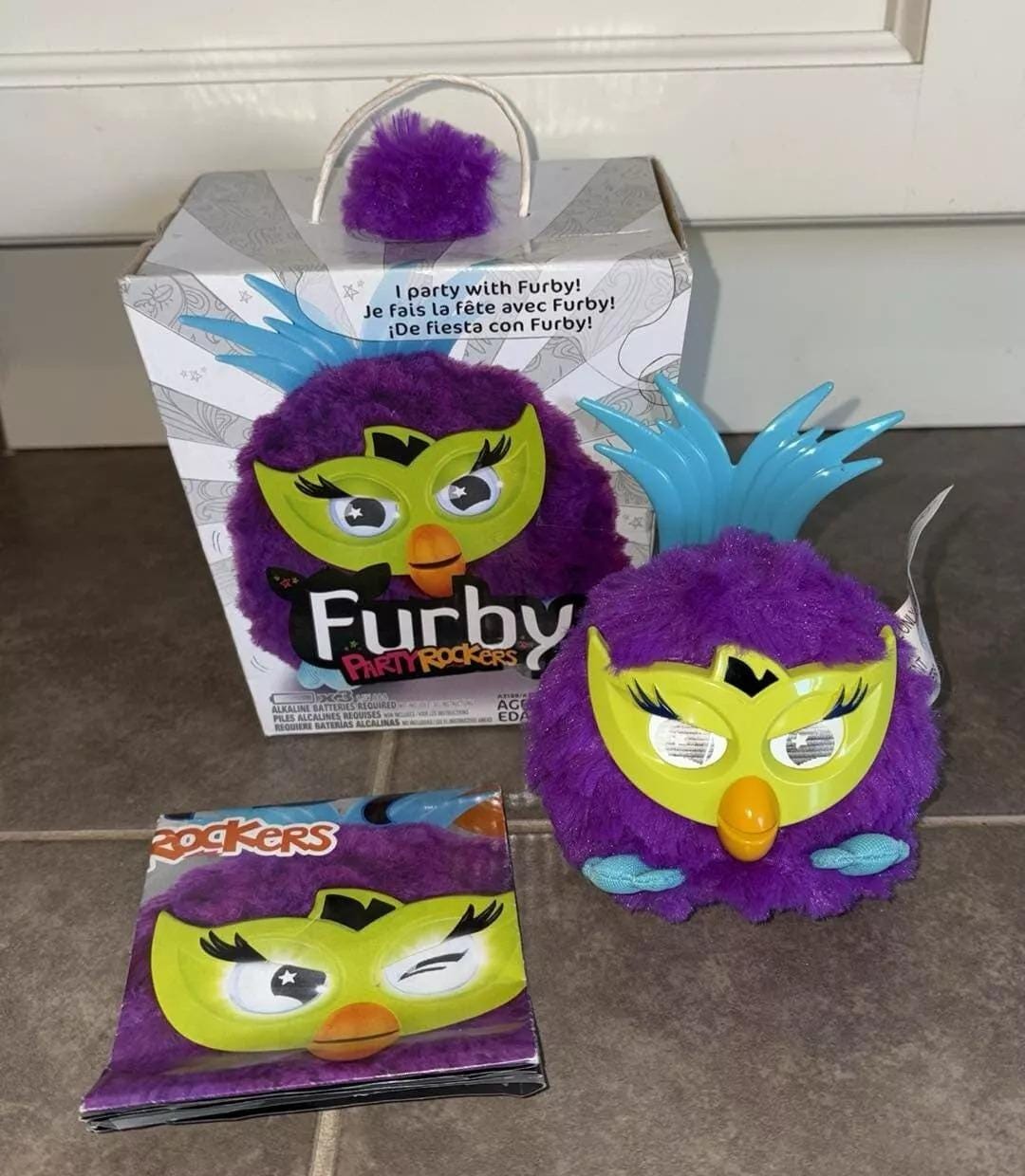 Furby Party Rocker Purple and Green Teal Hasbro READ - Etsy