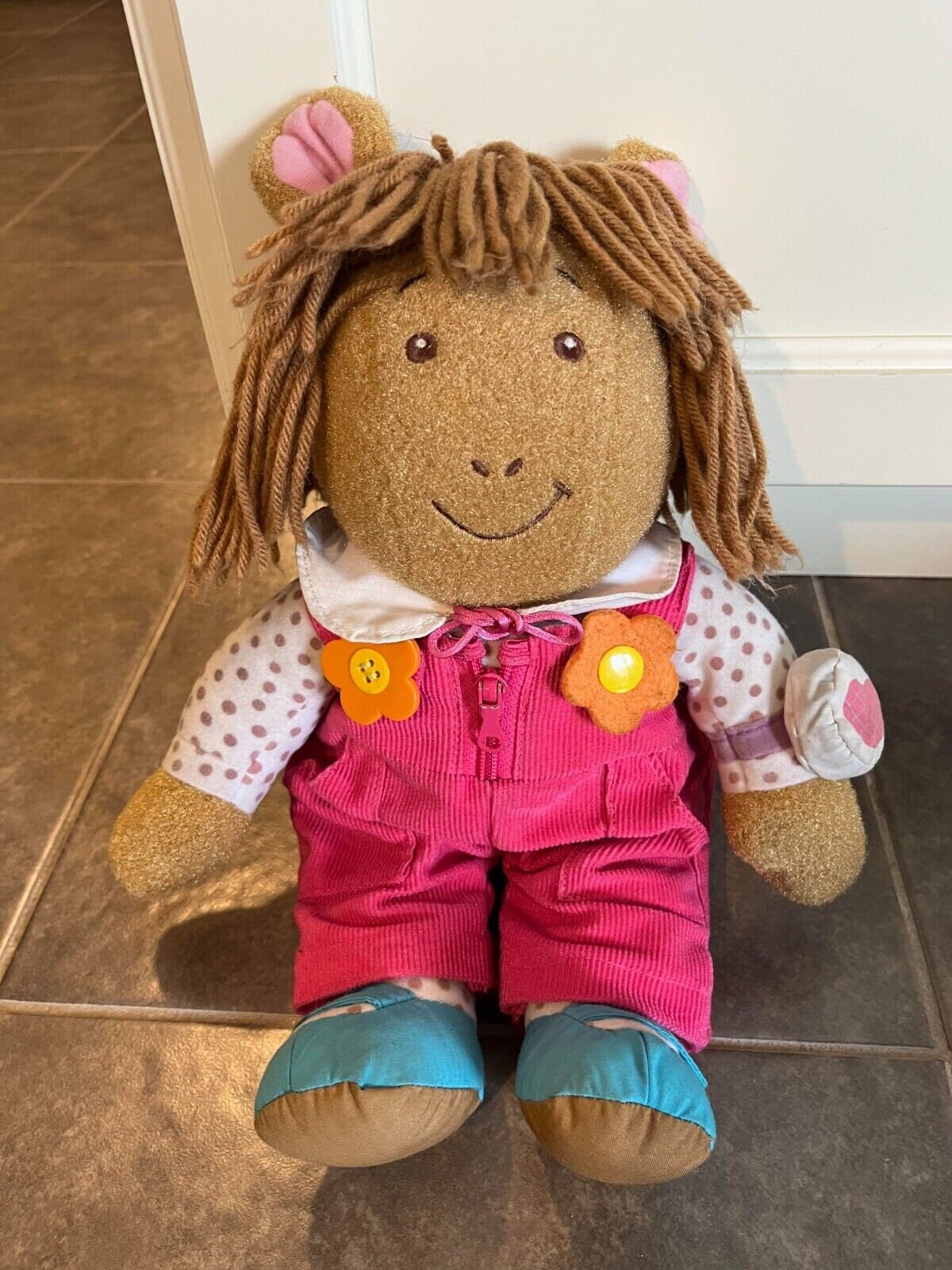 Playskool Arthur Dress Me D.W. 12 Plush Stuffed Doll 1996 Marc Brown ...