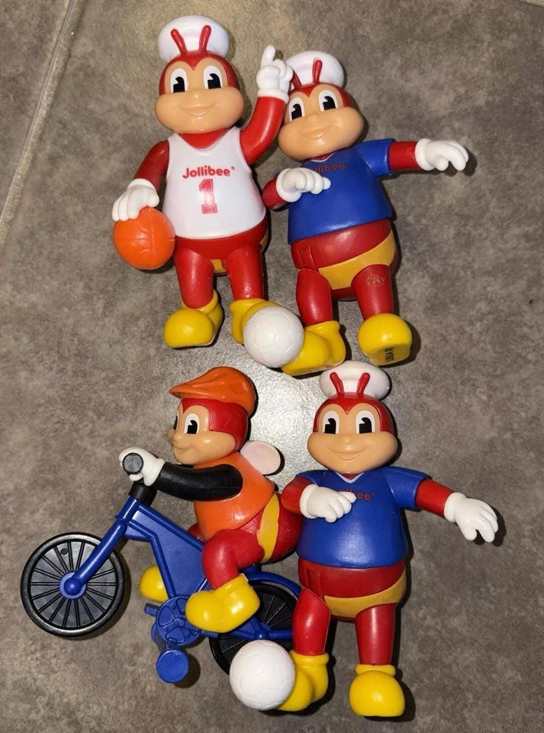 Jollibee Toy Figures Mascot Fast Food Lot 4 Canada Philippines - Etsy