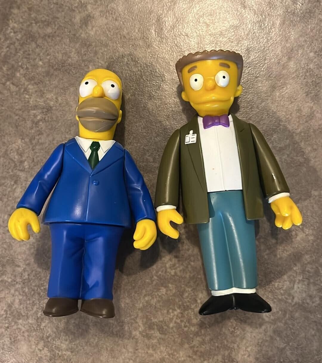 Vintage 2000 the Simpsons Homer and Mr Smithers Figures - Etsy