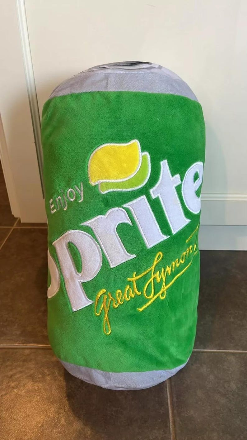 Sprite Can Classic Green 13 Fabric Soft Plush Throw Pillow READ - Etsy
