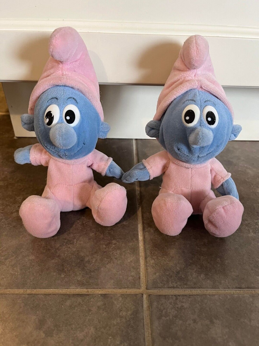 Vintage Baby Smurf Plush Toy Set 2 Included 6 Inches - Etsy