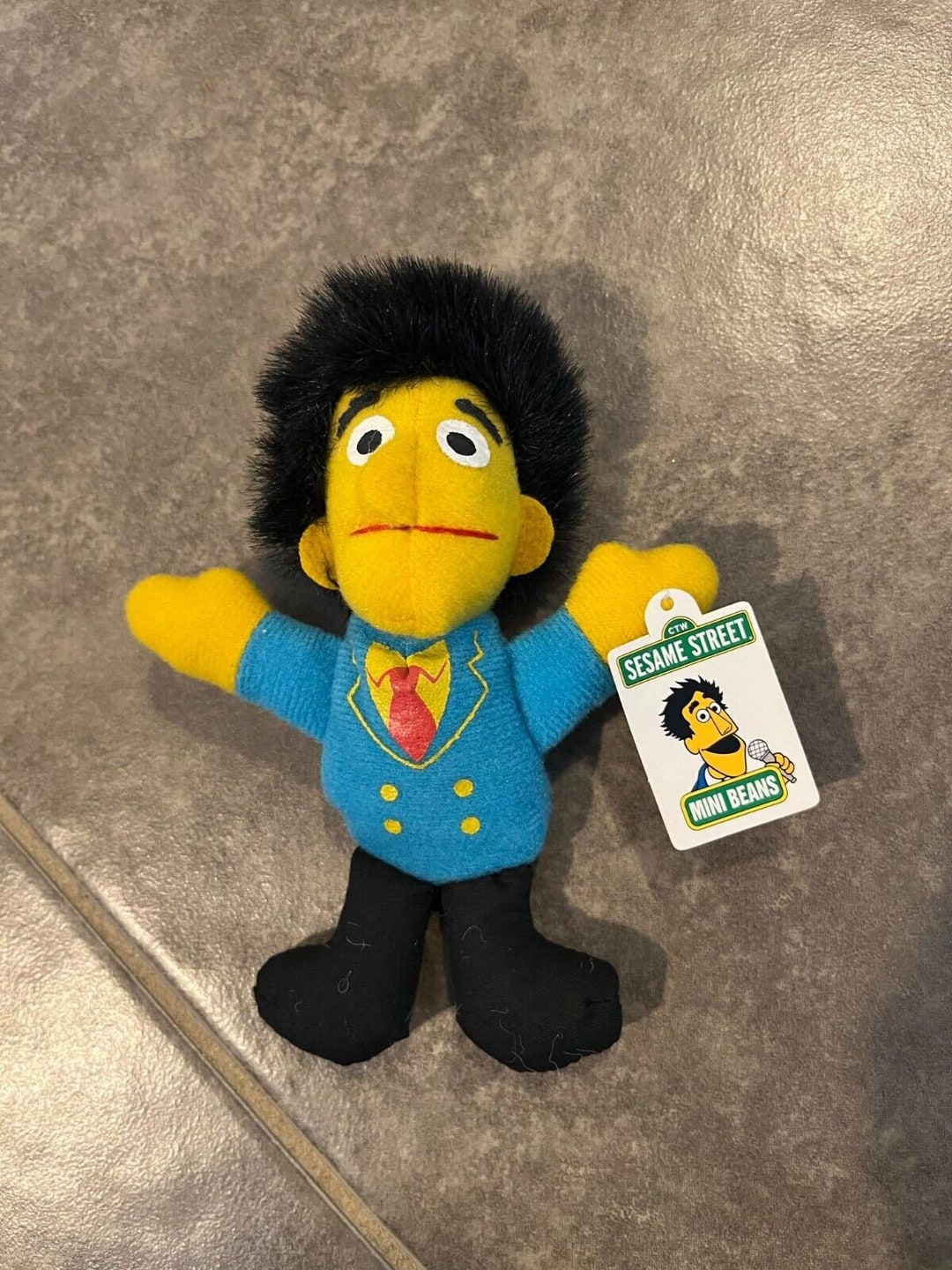 1999 Kellogg's Mini Beans Sesame Street Muppets Plush GUY SMILEY 4" - Etsy