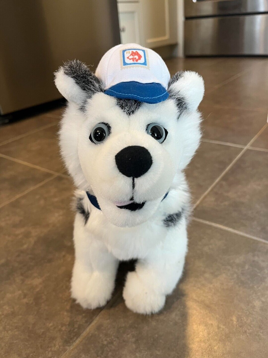 Vintage Husky Energy Gas Plush Dog With Baseball Cap Mascot Stuffed ...