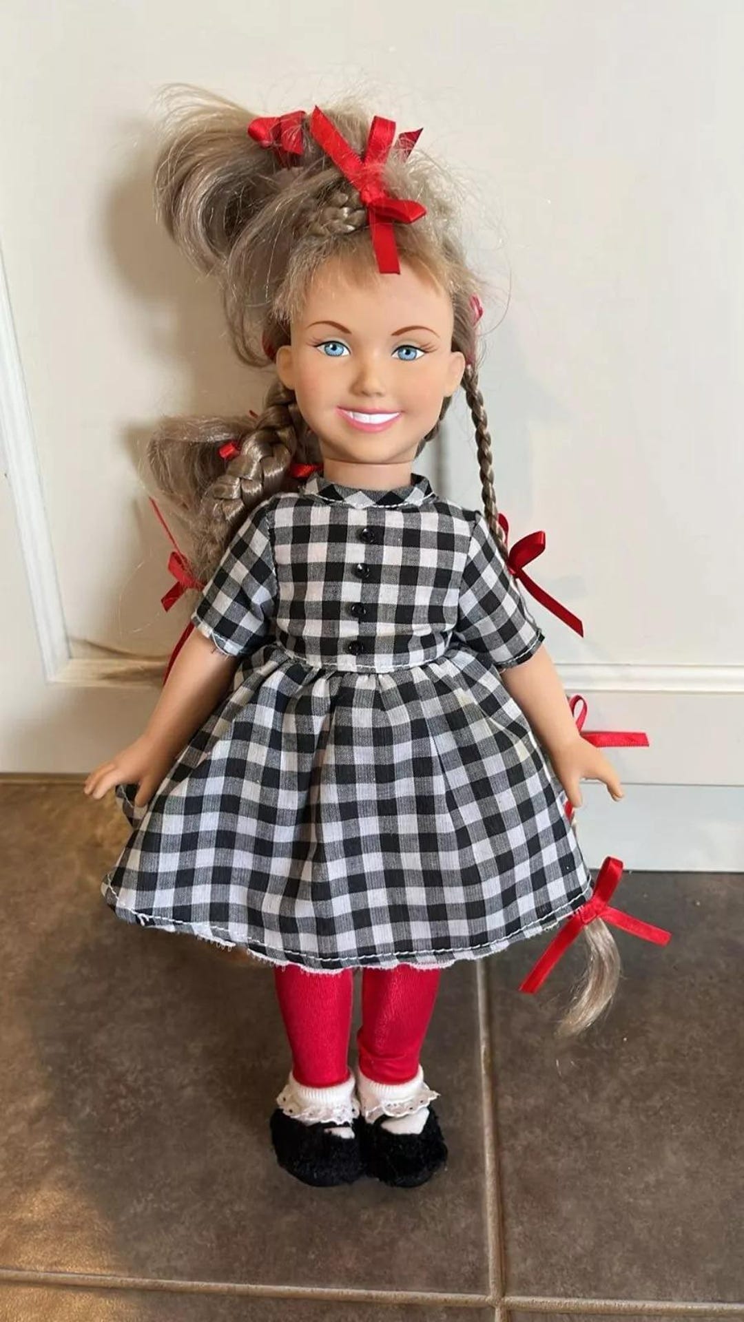 2000 Cindy Lou Who Doll Whobilation Hair How the Grinch Stole Christmas ...