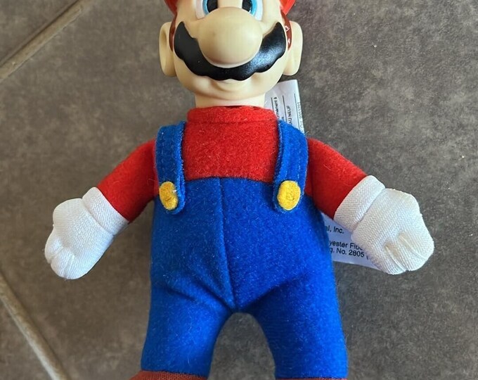 Mario Plush Toy 5" Nintendo 2004 Wendy’s Kids Meal Super Mario - Etsy