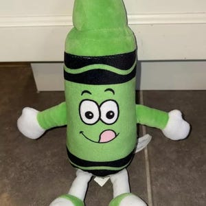 Crayola Screamin Green Crayon 12 Plush Stuffed Toy - Etsy