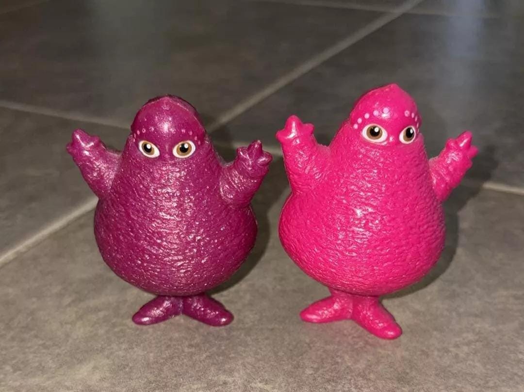 2003 Boohbah Zumbah Plastic Figure Doll Pink and Purple American Pbs 3 ...