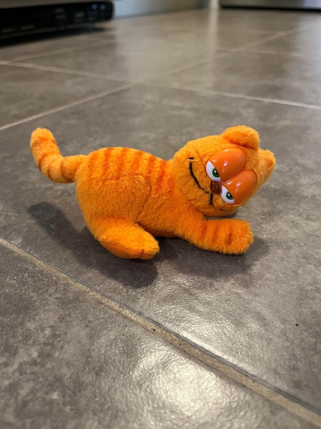 GARFIELD Cat Kitty Refrigerator Magnet 4 Plush Stuffed Kids Meal Toy ...