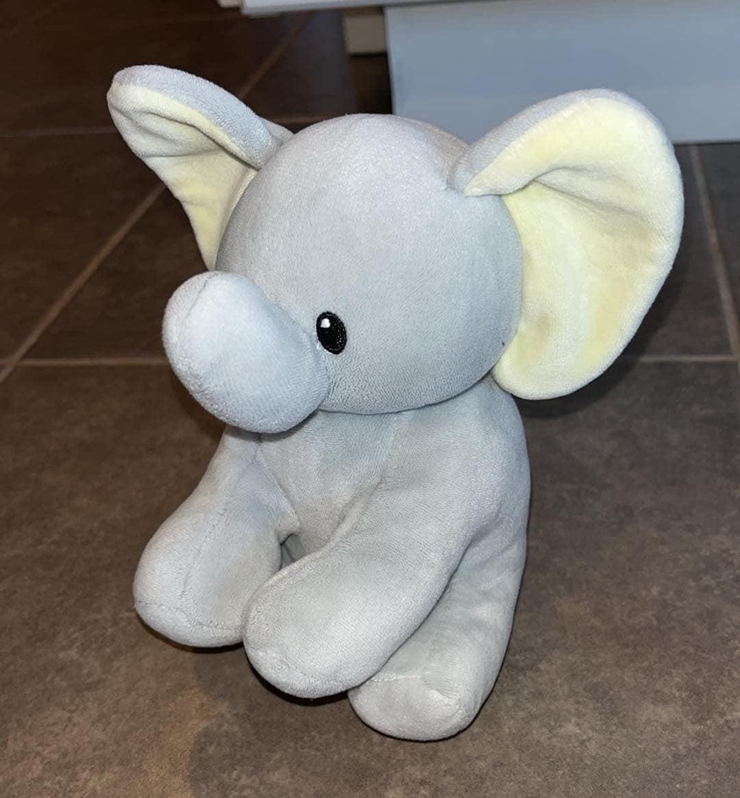 TY Baby Elephant Bubbles Gray Plush Stuffed Animal 6” Soft Cuddle Toy ...