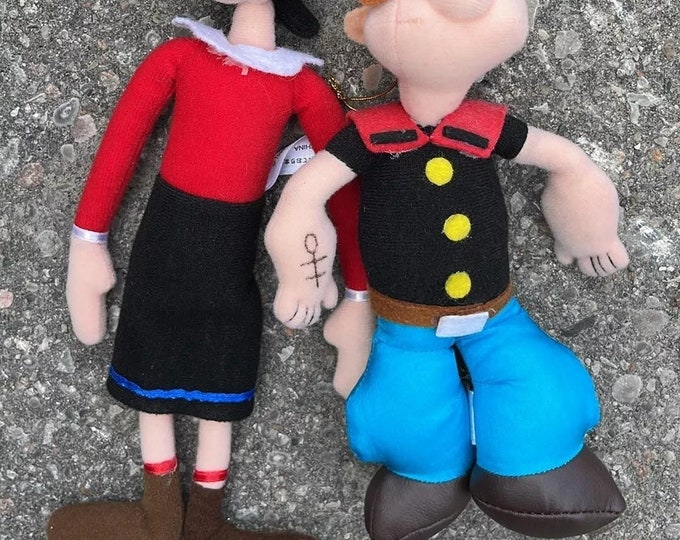 1992 Vintage Popeye and Olive Soft Dolls Plush 8" - Etsy