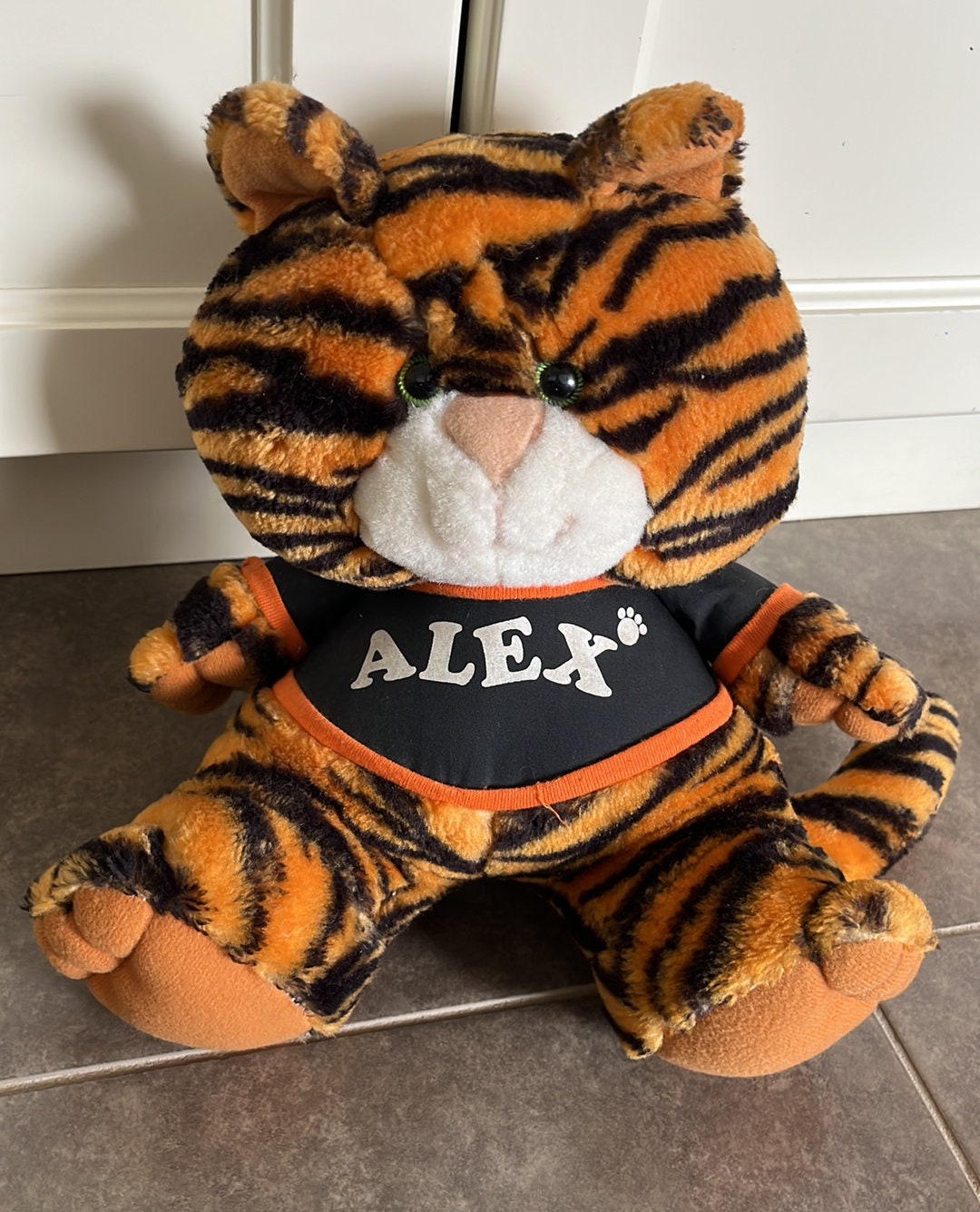 Vintage 1993 AVON ALEX the Roaring / Purring Sound Tiger 10 Plush ...