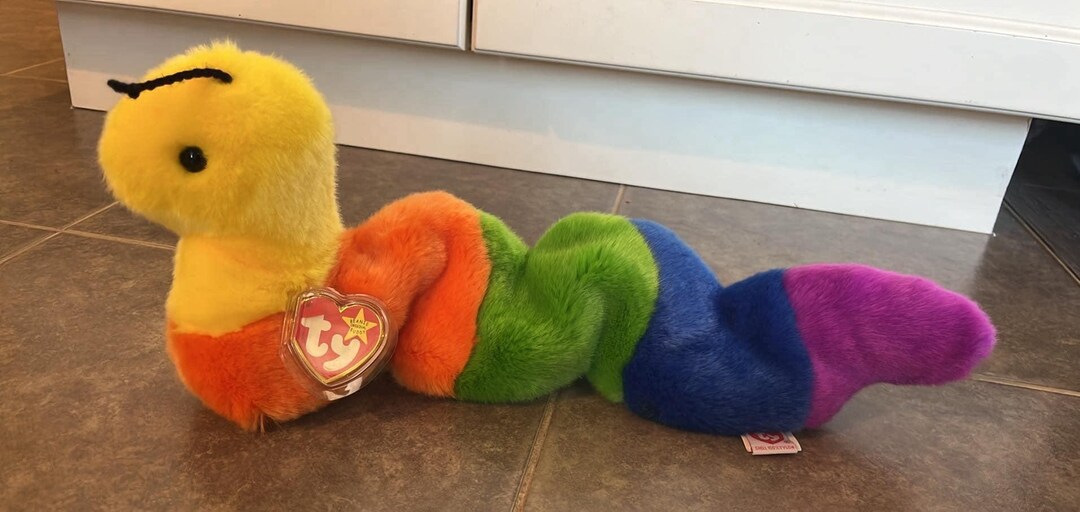 1999 Ty Beanie Buddy Inchworm Stuffed Animal Plush Toy 16" - Etsy