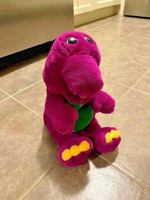 Vintage Barney the Dinosaur Plush Hand Puppet - Etsy