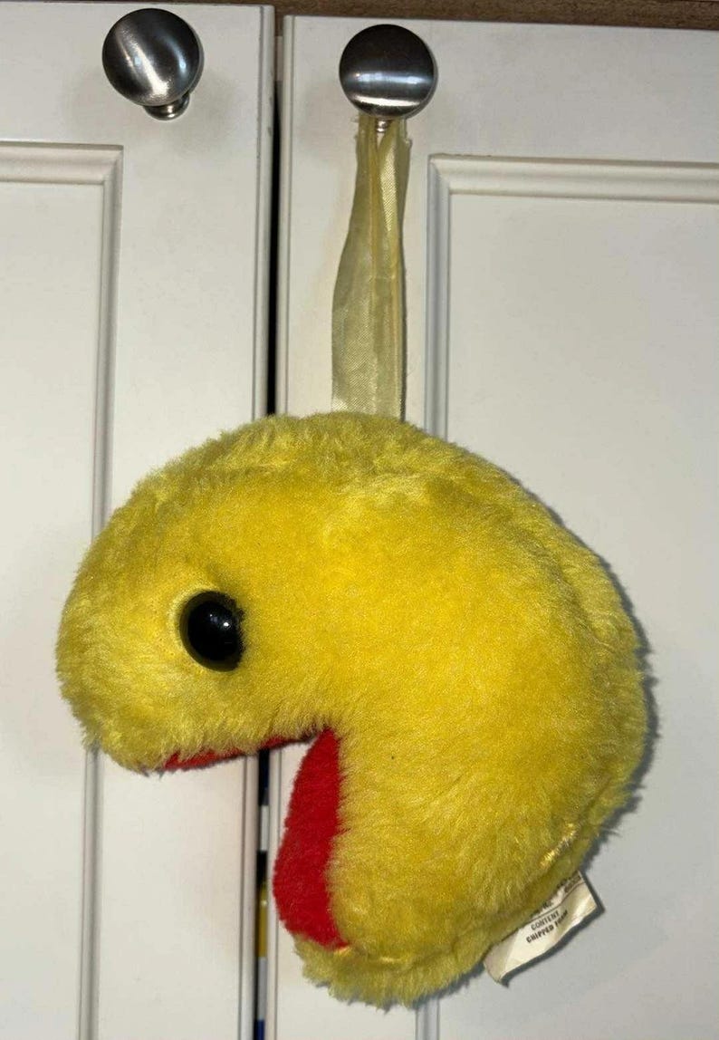 1980’s PAC-MAN Plush Arcade Toy Vintage Carnival Prize 7 Inch - Etsy