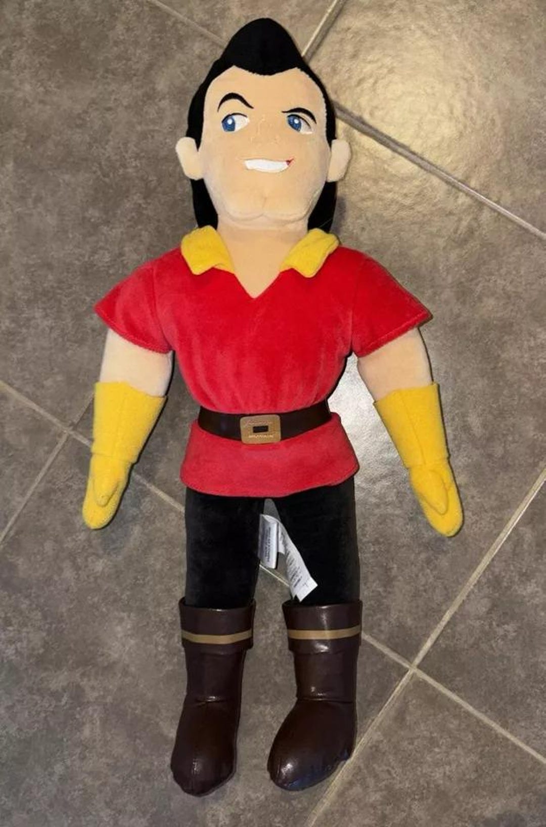 Disney Store Beauty and the Beast 22 Gaston Plush Stuffed Toy Original ...