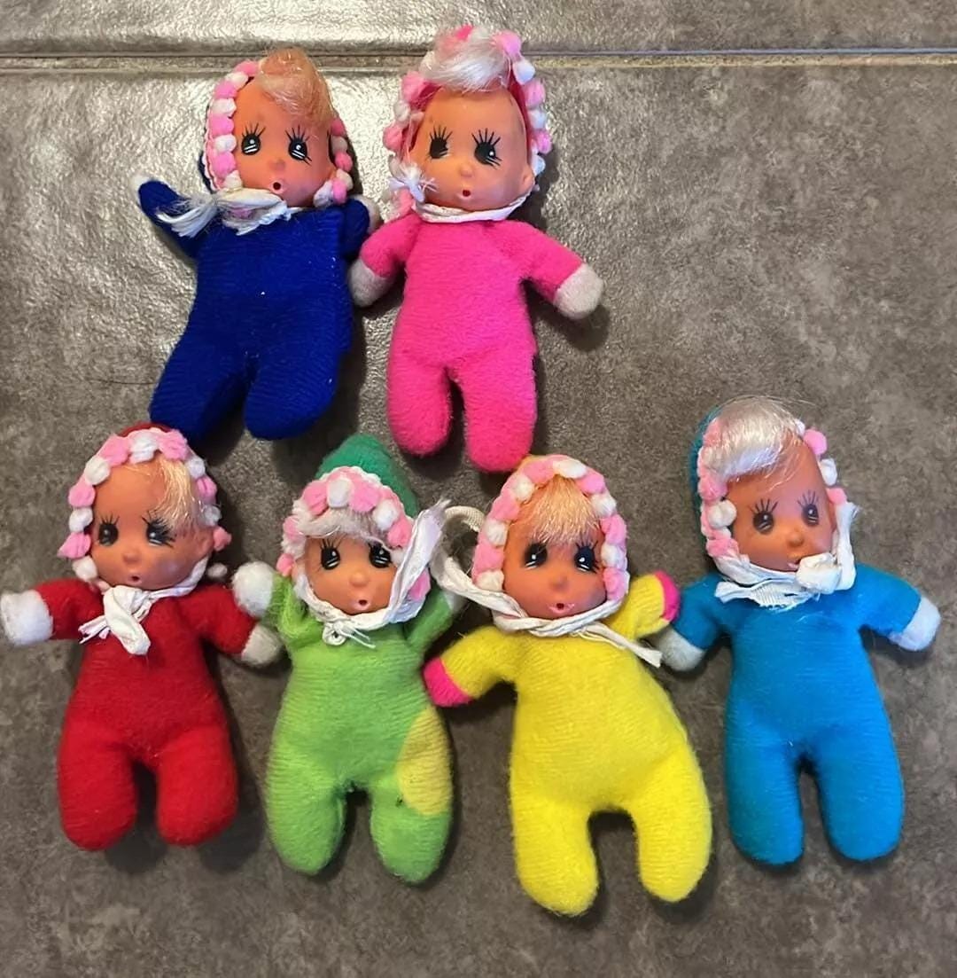 1970s Vintage Baby Mini Matchbox Bean Bag Baby Doll Lot 6 Included - Etsy