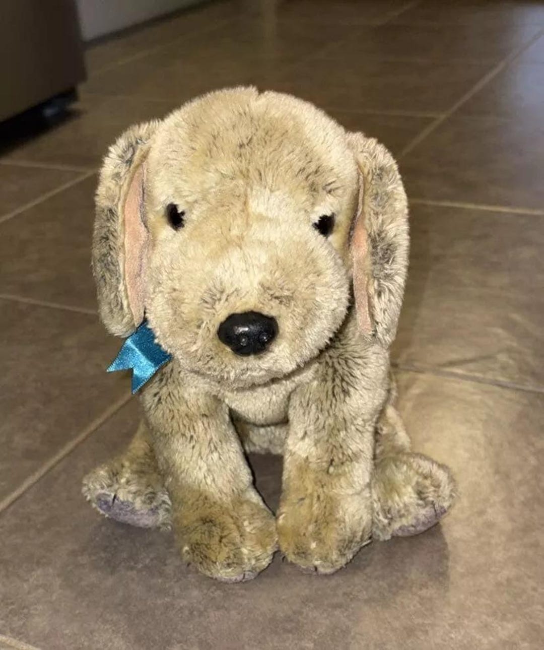 Ty 2002 TANNER Puppy Dog 12" Stuffed Animal Plush Yellow Labrador ...