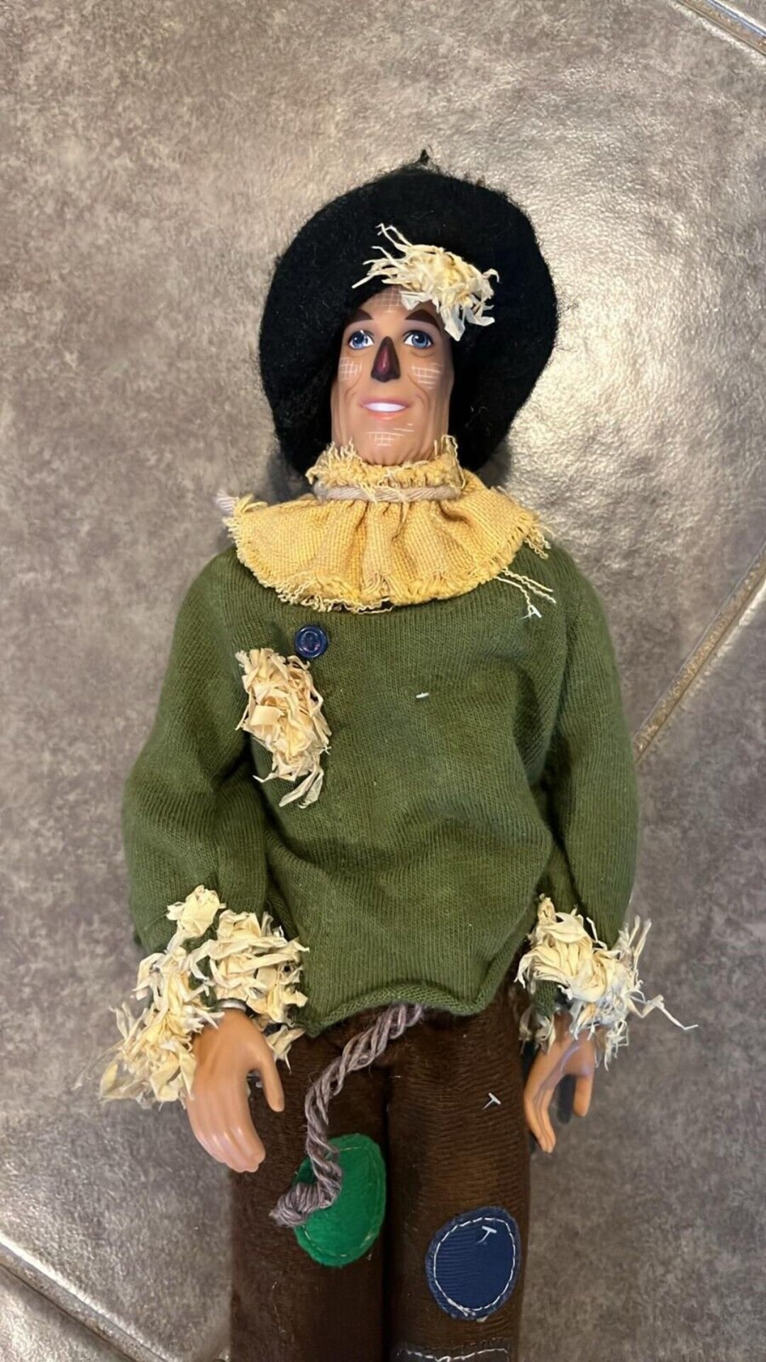 Wizard of Oz Barbie Scarecrow Ken Pink Label Doll Sings - Etsy