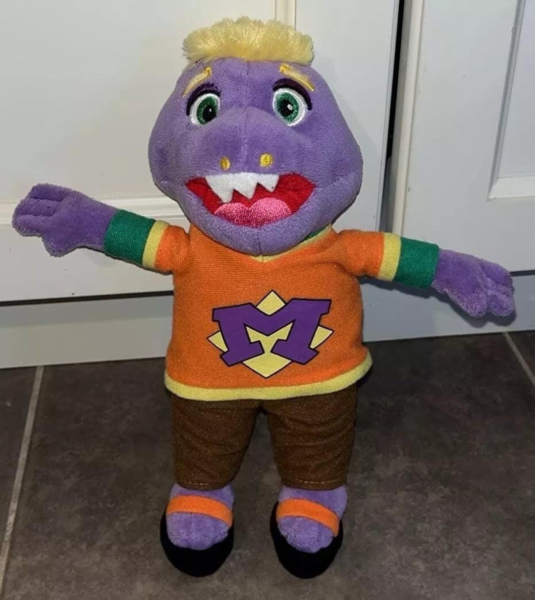 Chuck E Cheese Pizza Time Mr Munch 10” Plush Monster Doll Toy Stuffed ...