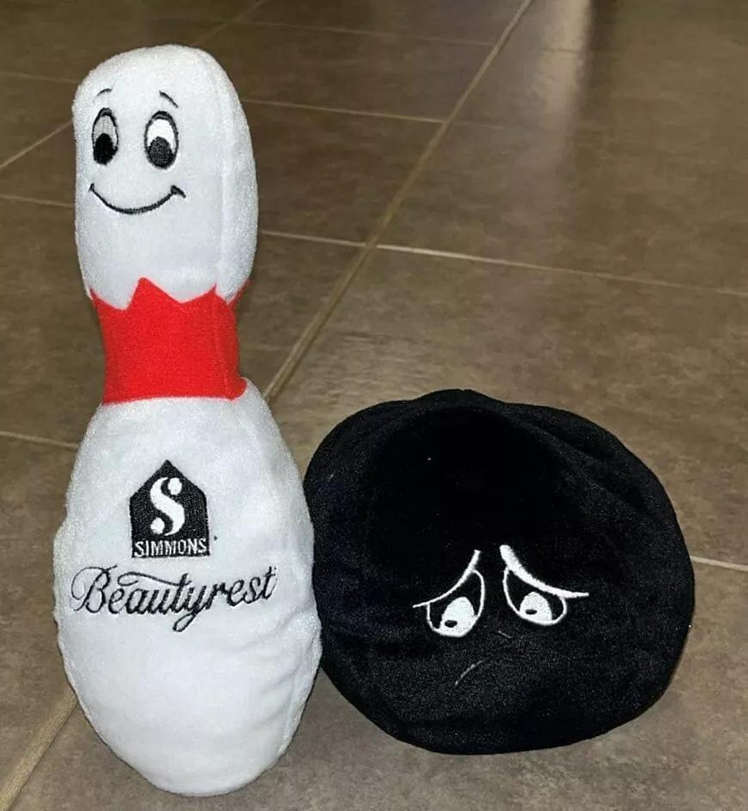 Vintage Simmons Baycrest Plush Bowling Pin and Ball Combo - Etsy