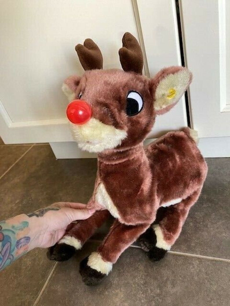 15 Vintage Gemmy Rudolph the Red Nosed Reindeer Talking Singing ...