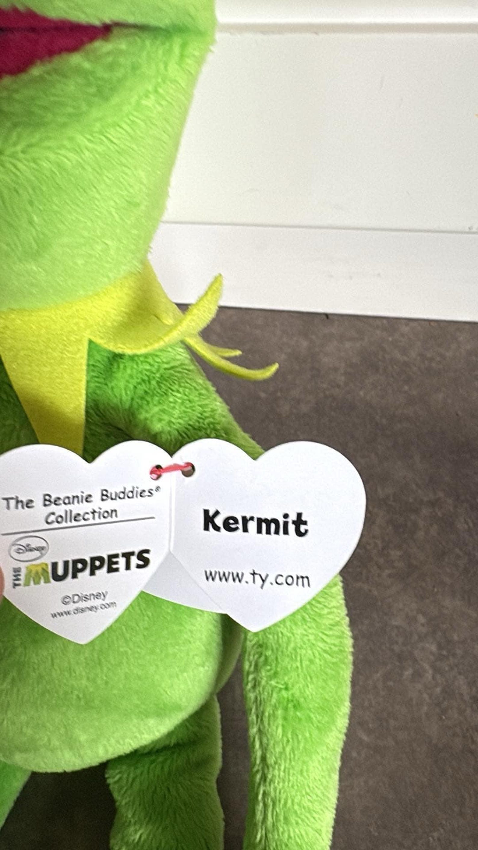 TY Beanie Buddies Muppet Kermit Stuffed Animal Plush "16 - Etsy