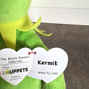 TY Beanie Buddies Muppet Kermit Stuffed Animal Plush "16 - Etsy