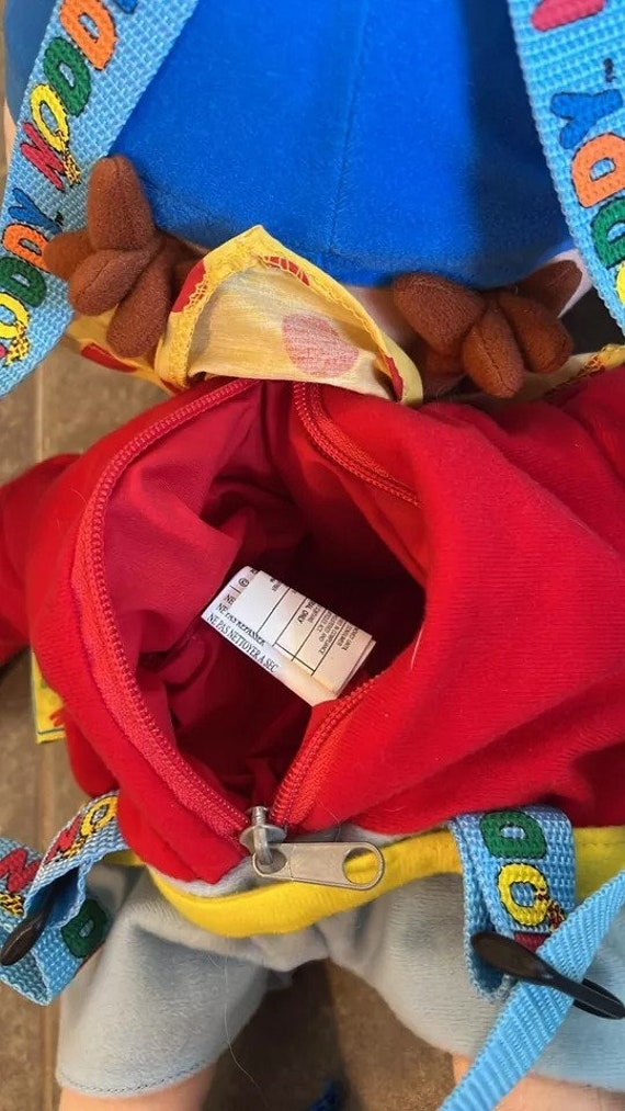 Vintage Noddy The Elf Plush Backpack 20" Rare READ DE… - Gem