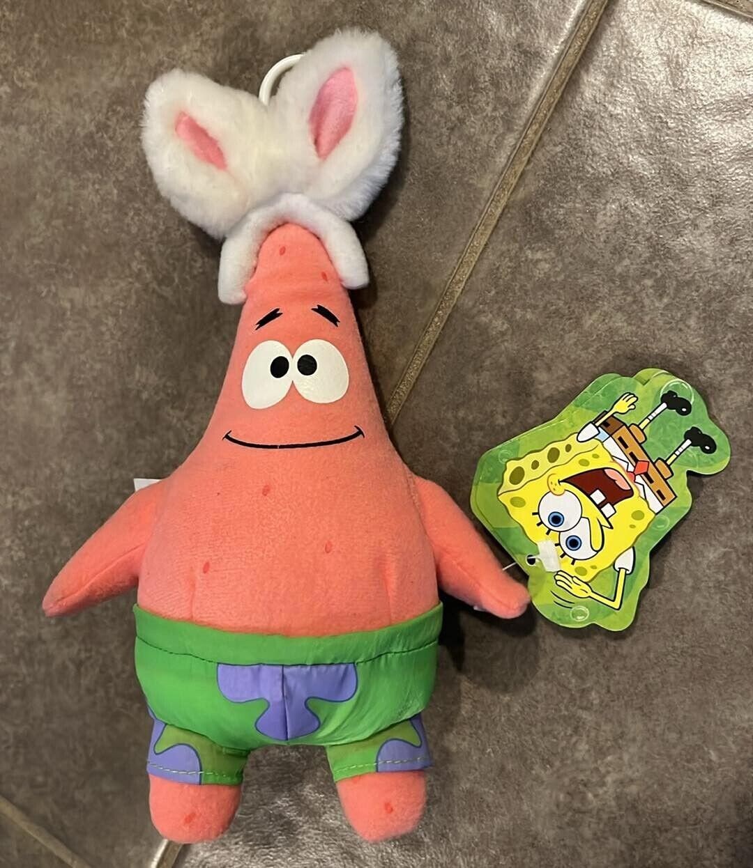 2003 Spongebob Applause Patrick Easter Bunny Plush 8” Backpack Clip - Etsy