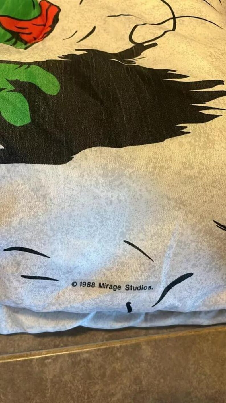 1980 Teenage Mutant Ninja Turtles TMNT Sleeping Bag Mirage Studios READ ...