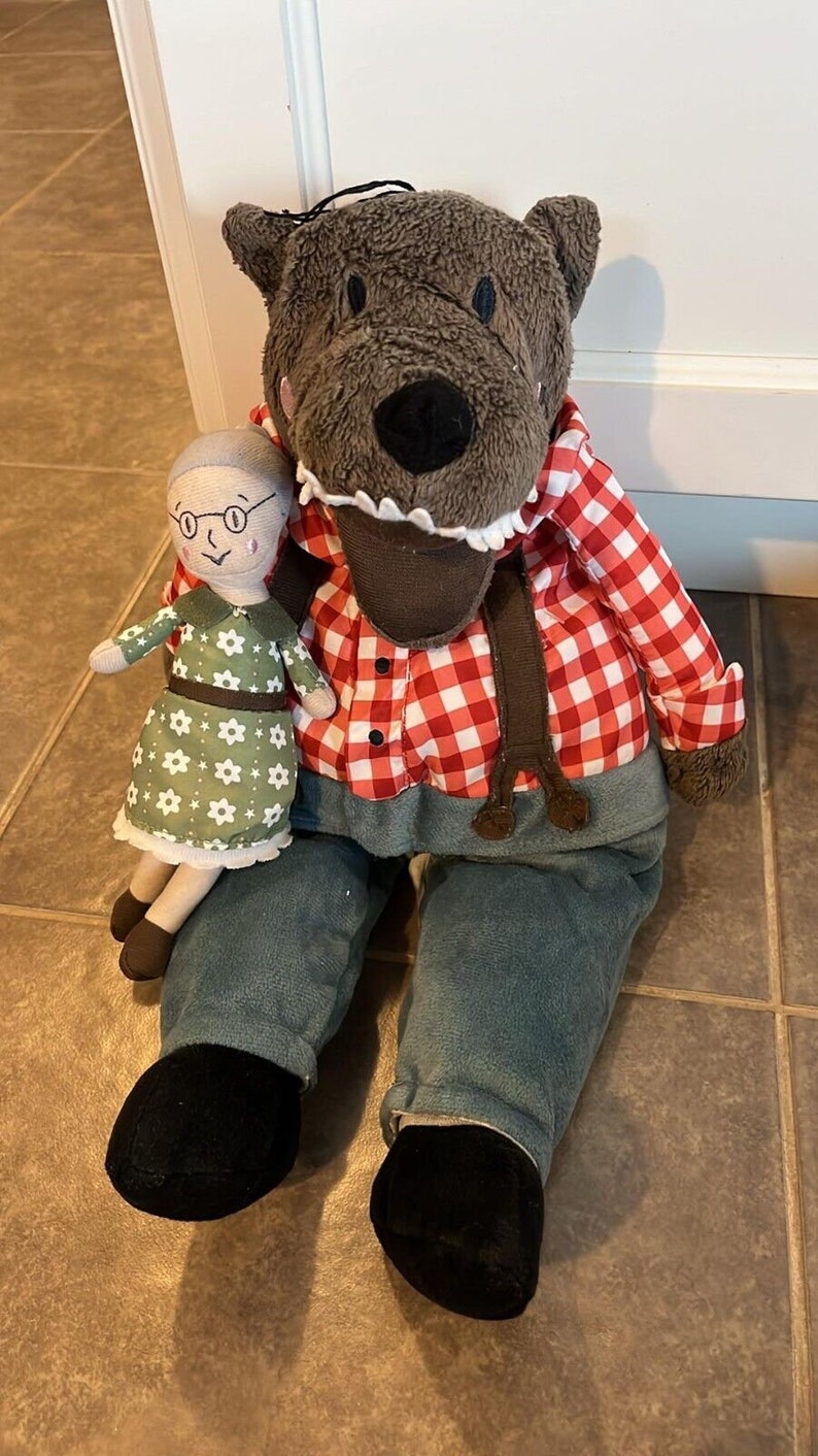 Little Red Riding Hoods Big Bad Wolf & Grandma 18 Plush Ikea - Etsy