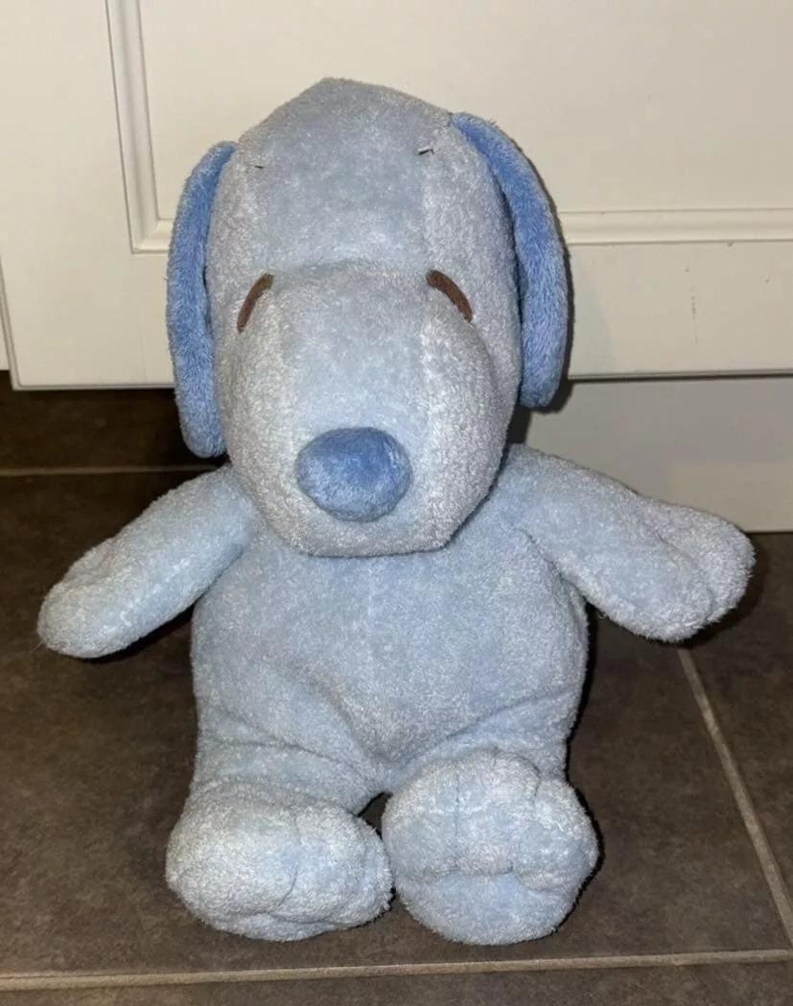 Ty Pluffies Light Blue Snoopy Dog 10” Stuffed Animal Plush Peanuts Toy ...