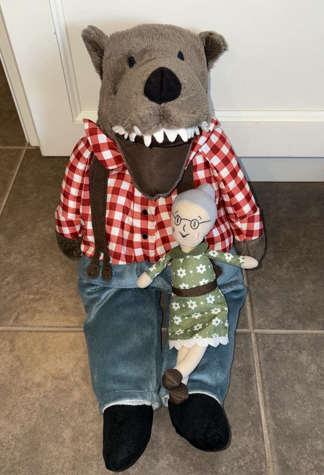 Rotkäppchen Big Bad Wolf & Oma 18"Plüsch Ikea - Etsy.de