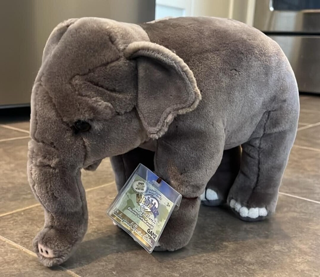 Ganz Webkinz Large Signature Asian Elephant New With Sealed Tag - Etsy