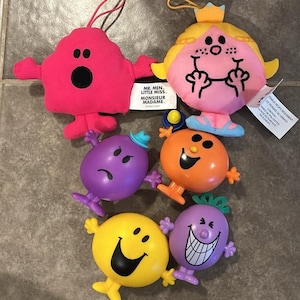 Mr Men and Little Miss Action Figure Lot 6 Included - Etsy