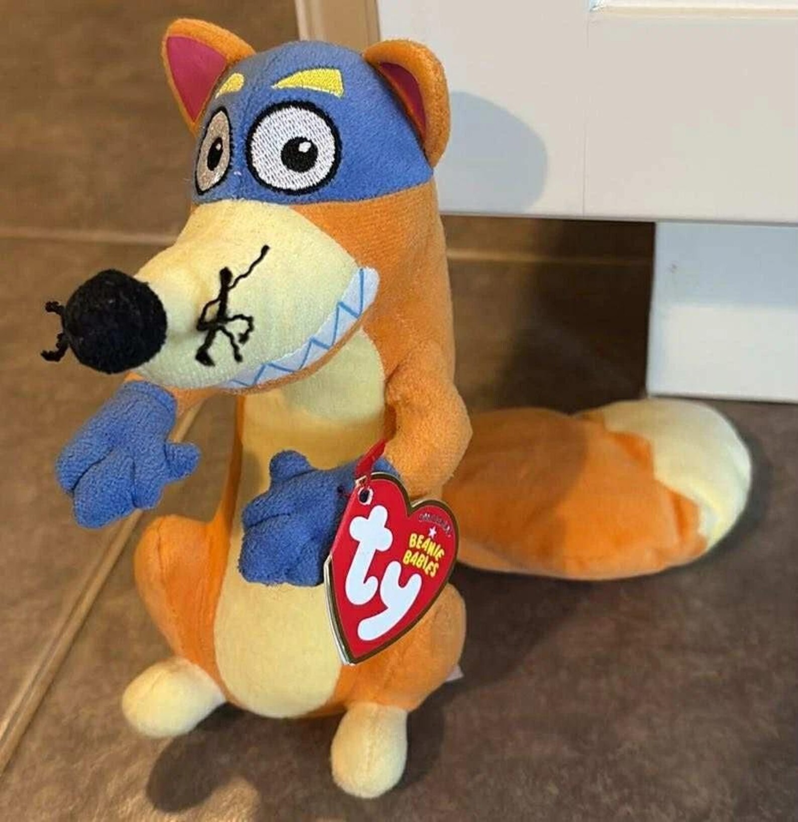 Ty Beanie Baby Swiper the Fox Dora the Explorer 7" Plush Stuffed Animal ...