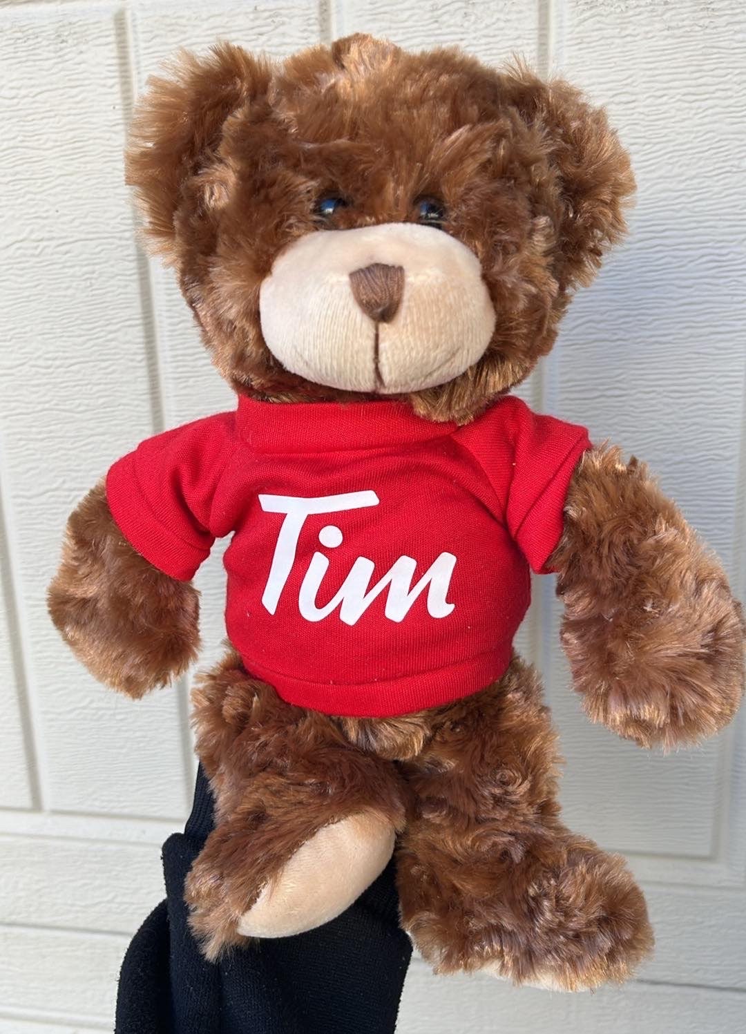 Tim Hortons Canada Teddy Bear Tim Plush Toy - Etsy