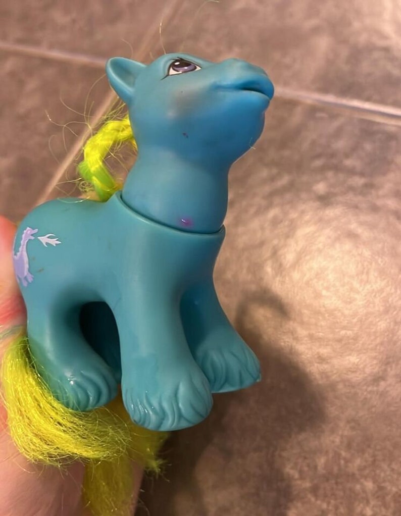 1987 My Little Pony MLP Peek-a-boo Babies Dragon BLUE - Etsy