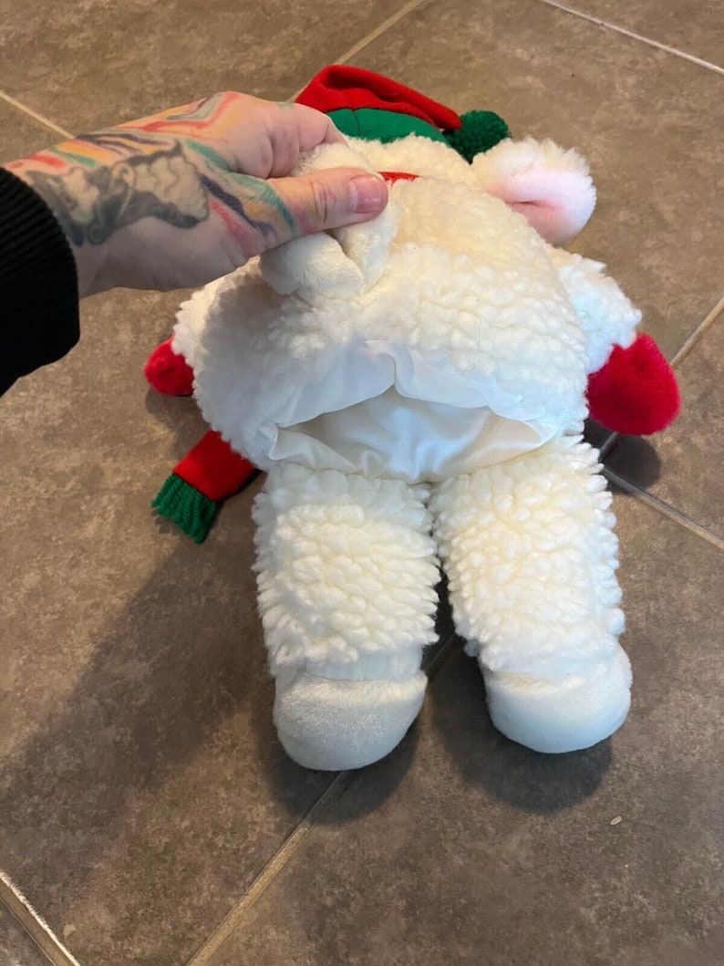 Vintage Shari Lewis Lamb Chops Plush Hand Puppet Xmas Winter - Etsy