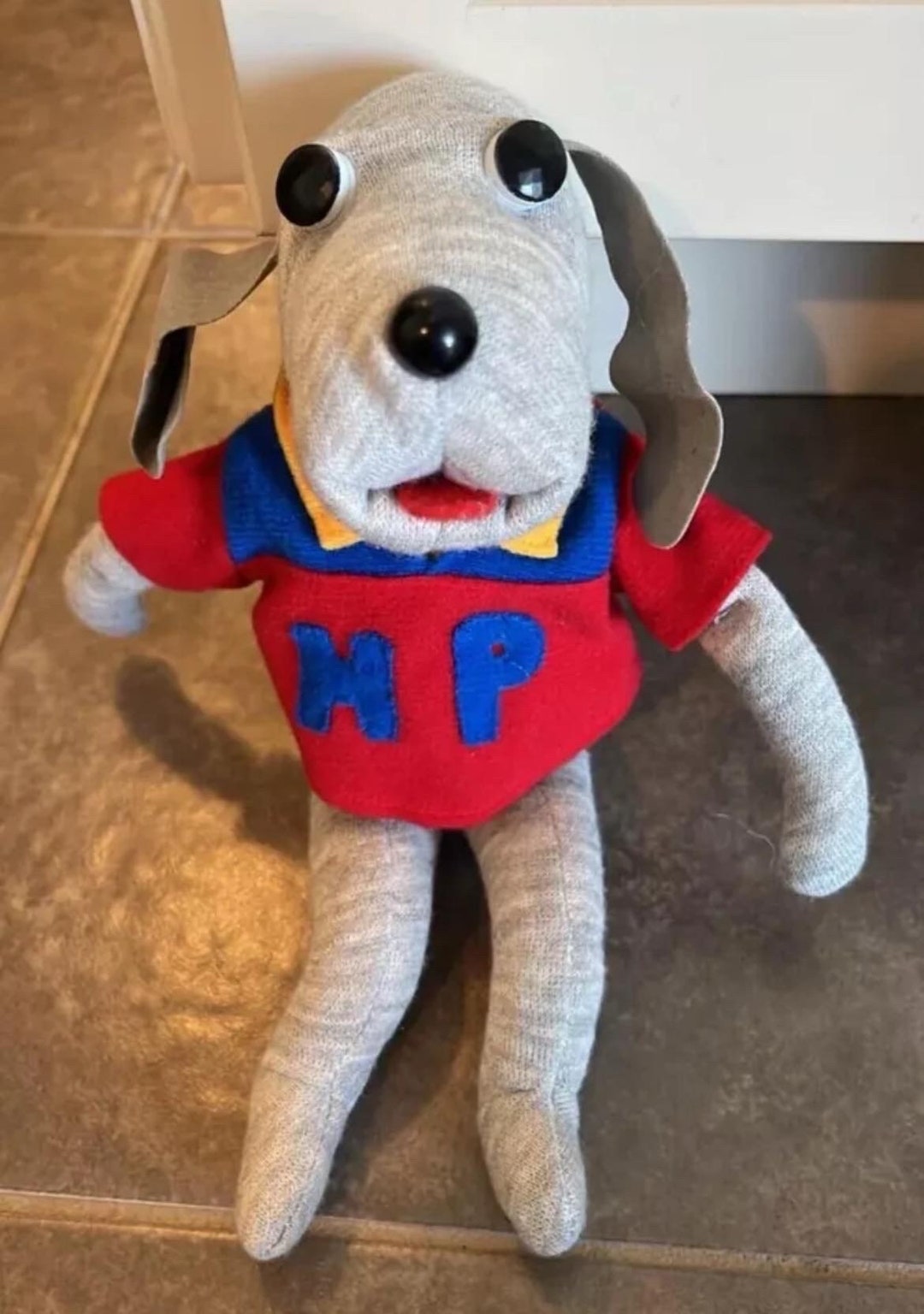 Vintage 1993 Lamb Chop Play Along Hush Puppy Dog Gray Plush 10 - Etsy