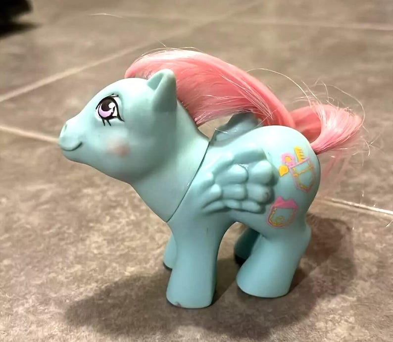 Vintage 1984 My Little Pony G1 Baby Pockets Pretty Pals Pony Hasbro - Etsy