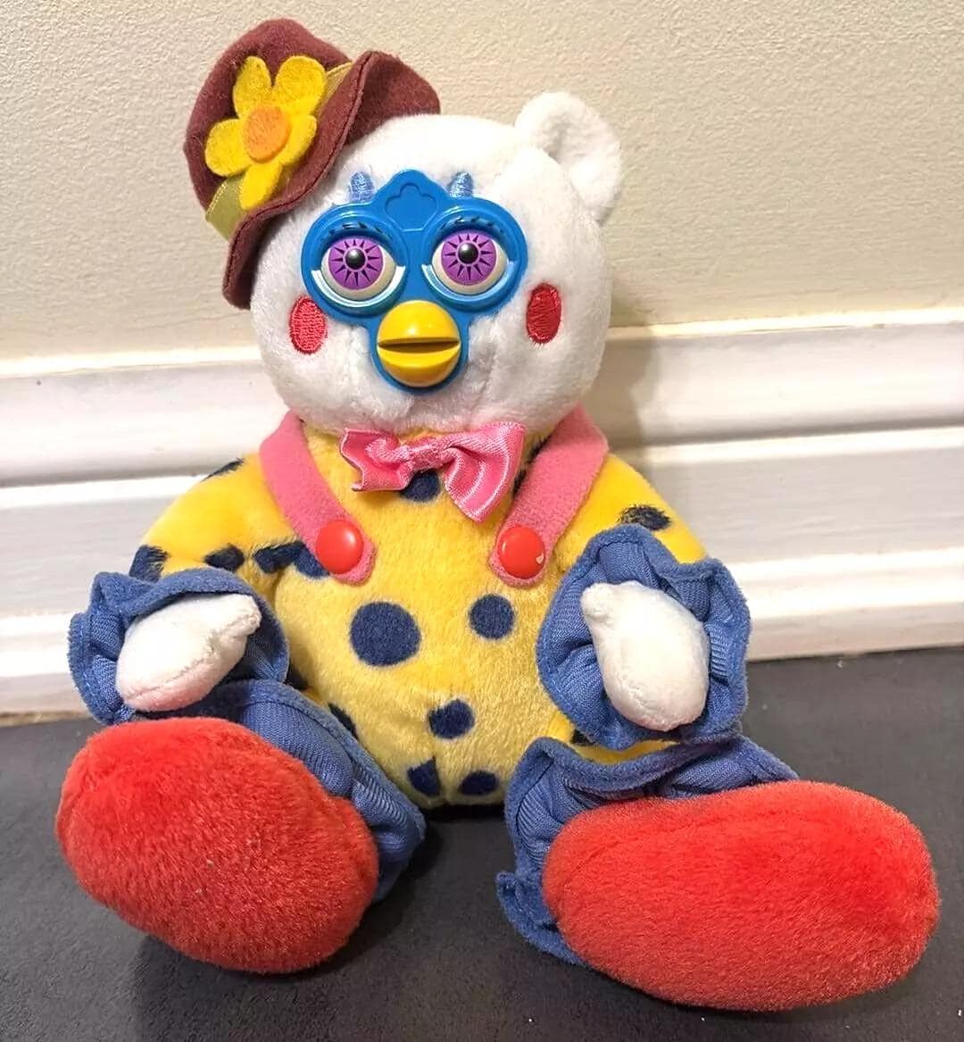 OOAK Custom Furby Chuckles the Clown Art Piece - Etsy