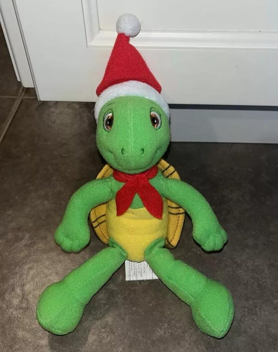 Franklin the Turtle Christmas With Red Santa Hat 8 Inch Plush - Etsy