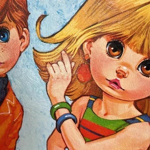 Vintage 1960s Lee Go-go Boy & Girl Dancing Lithograph Print 16x20 ...