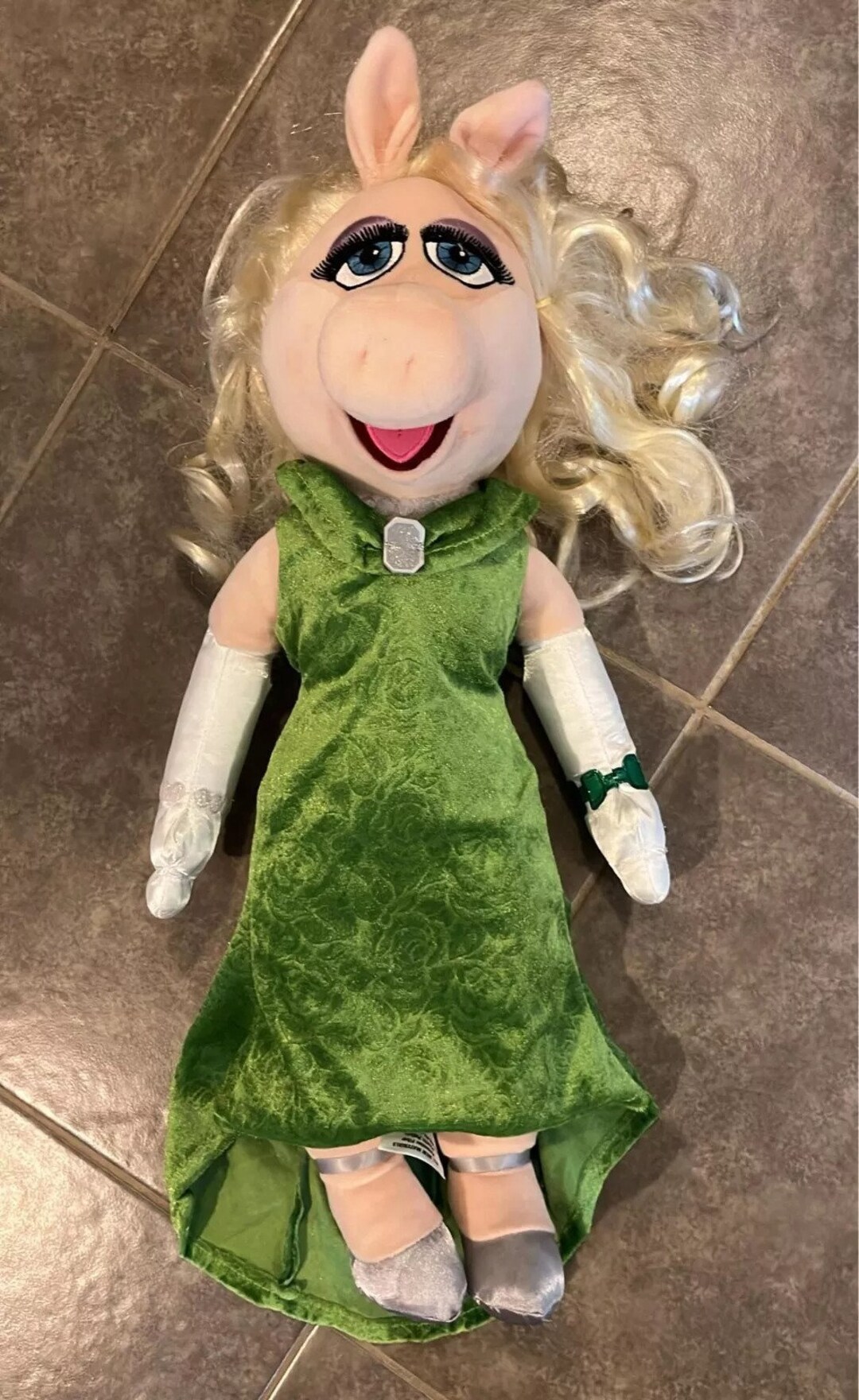 Disney Store Miss Piggy Plush Green Dress the Muppets 20 - Etsy Canada